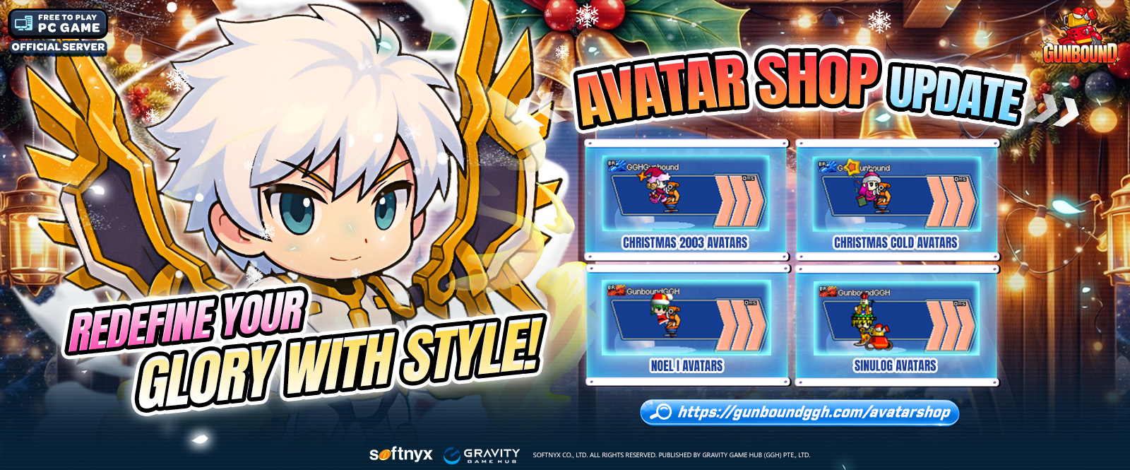 Gunbound | [UPDATE] New Avatar Shop Items! - December 24th, 2025